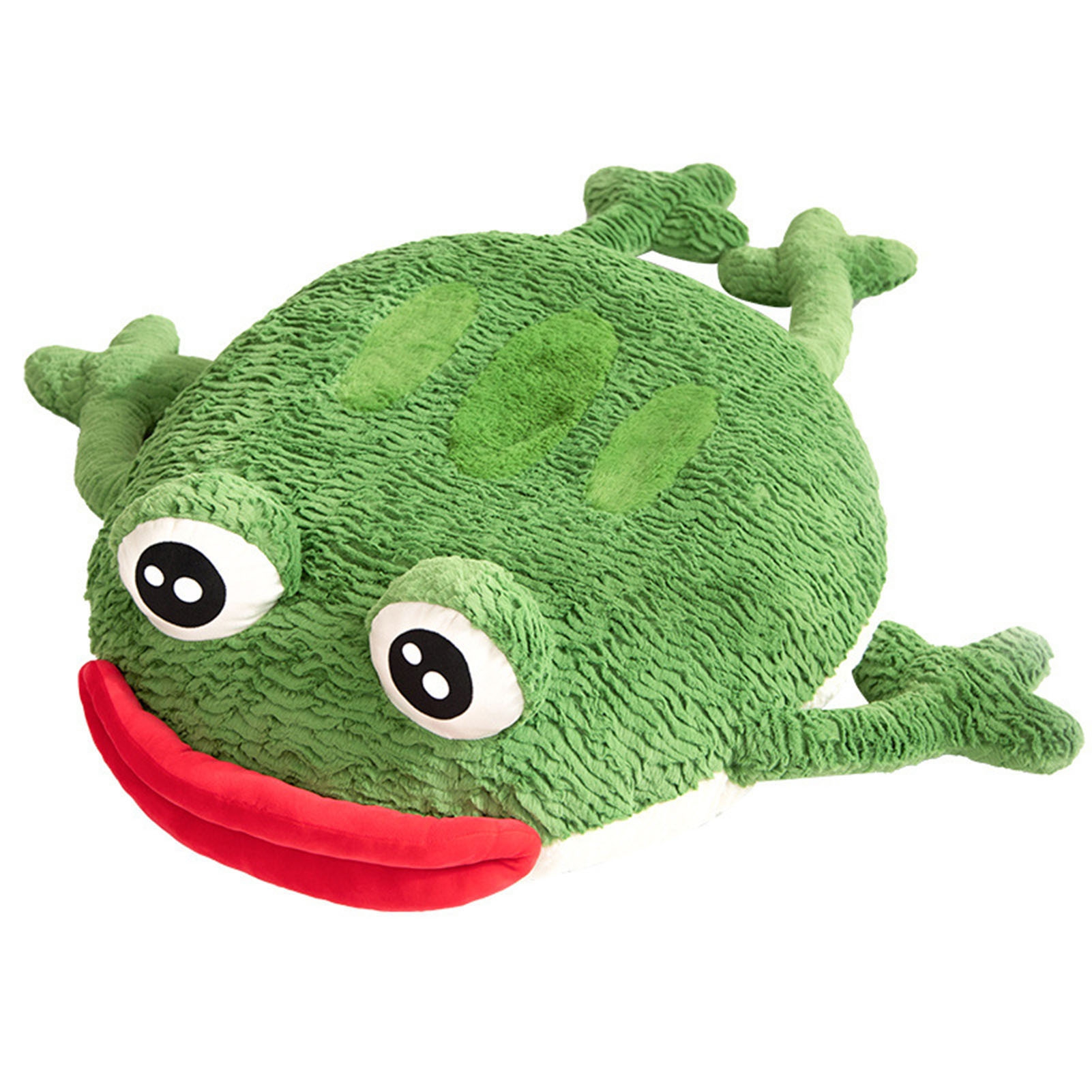 Frog Plush Pillow Soft Frog Pillow Cartoon Frog Stuffed Pillow Toy Cute ...