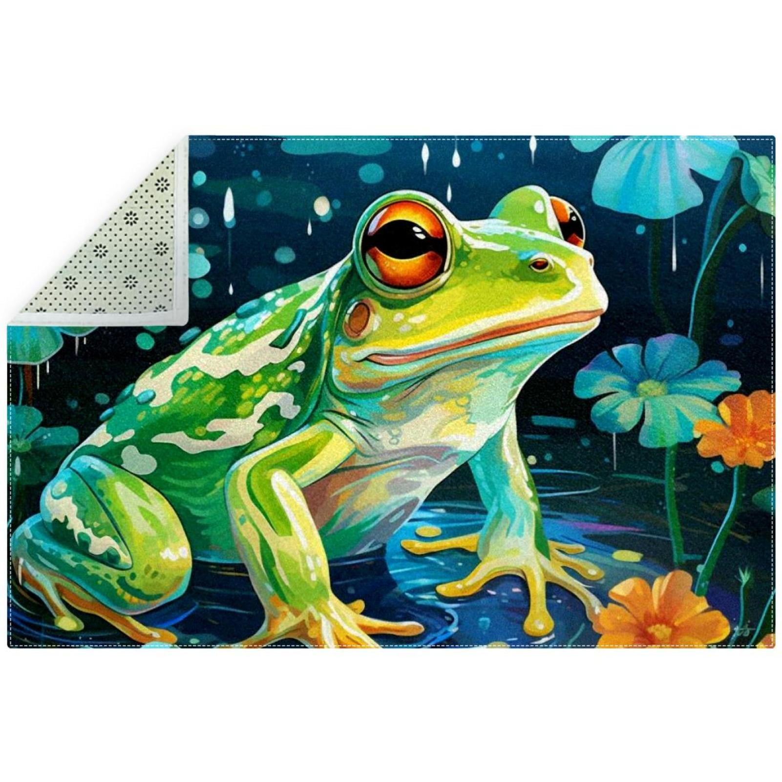 Frog Polyester Chair Mat for Hardwood Floors - Durable Right Angle ...