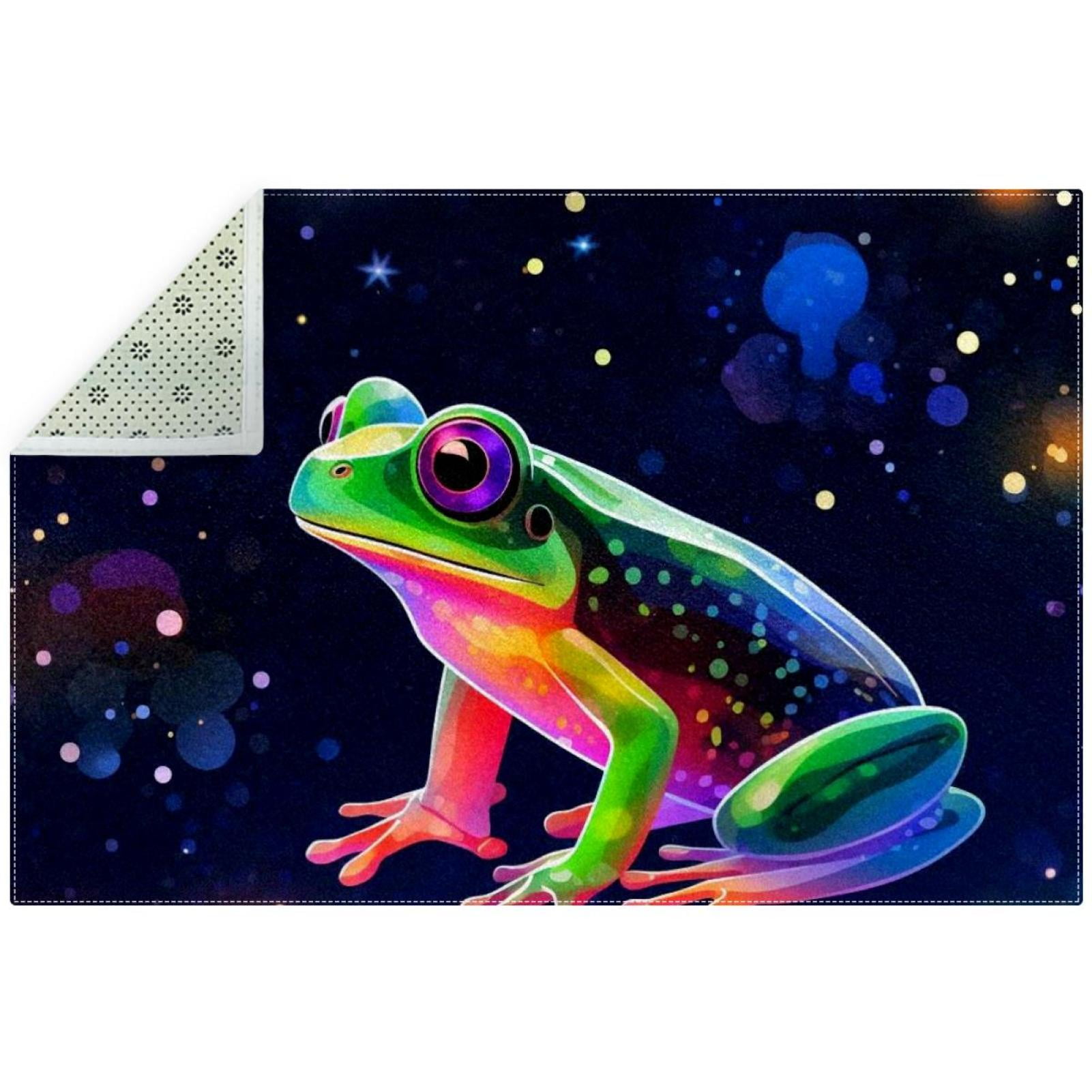 Frog Polyester Office Mat - Right-Angle Floor Protector for Comfort and ...