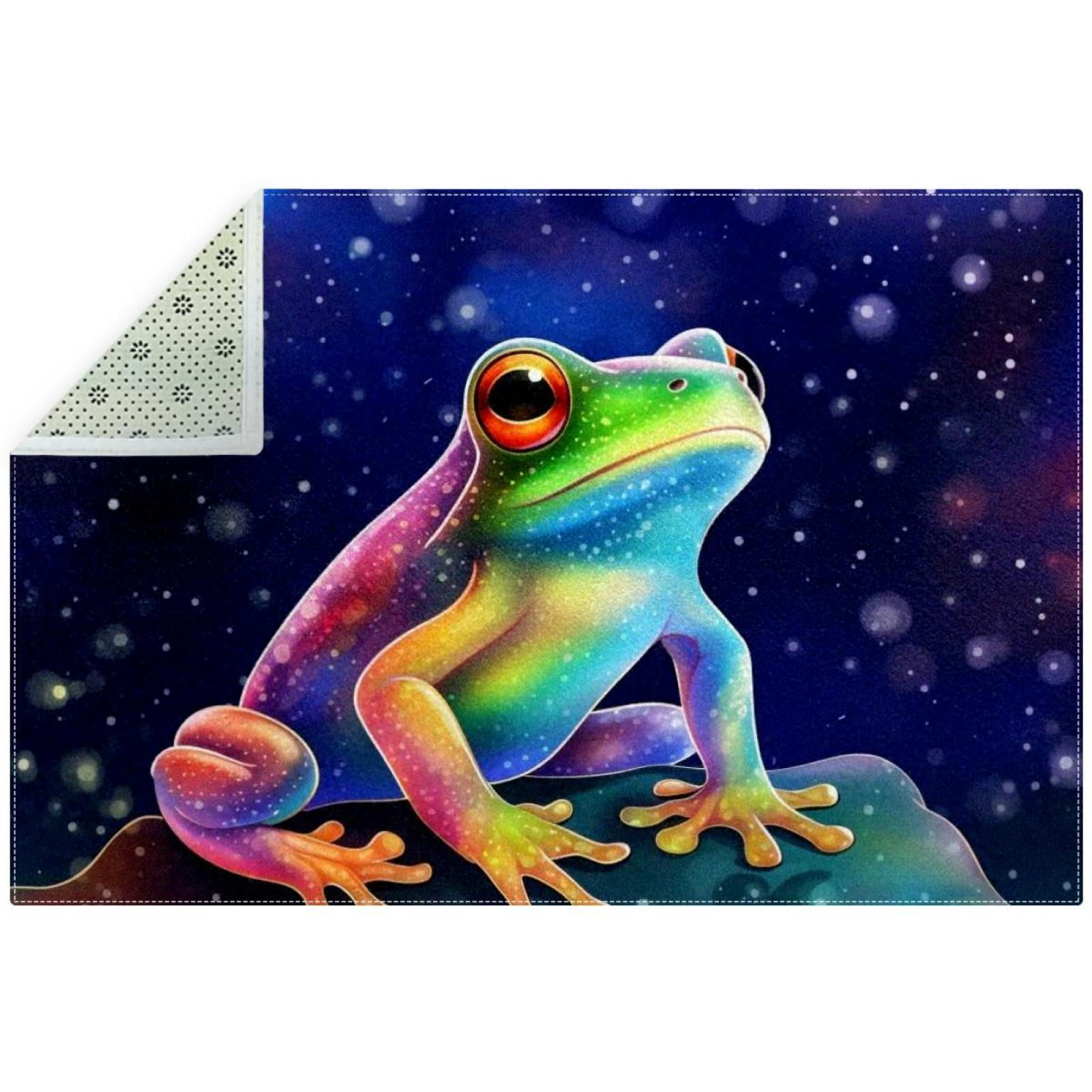 Frog Polyester Office Mat - Right-Angle Floor Protector for Comfort and ...