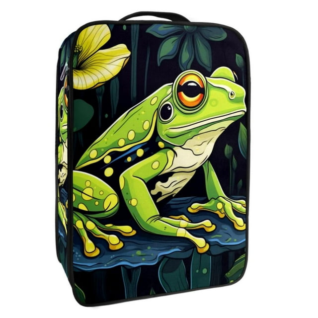 Frog Polyester Shoe Boxes Organizer Container, 23x31cm/9x12in, Closet ...