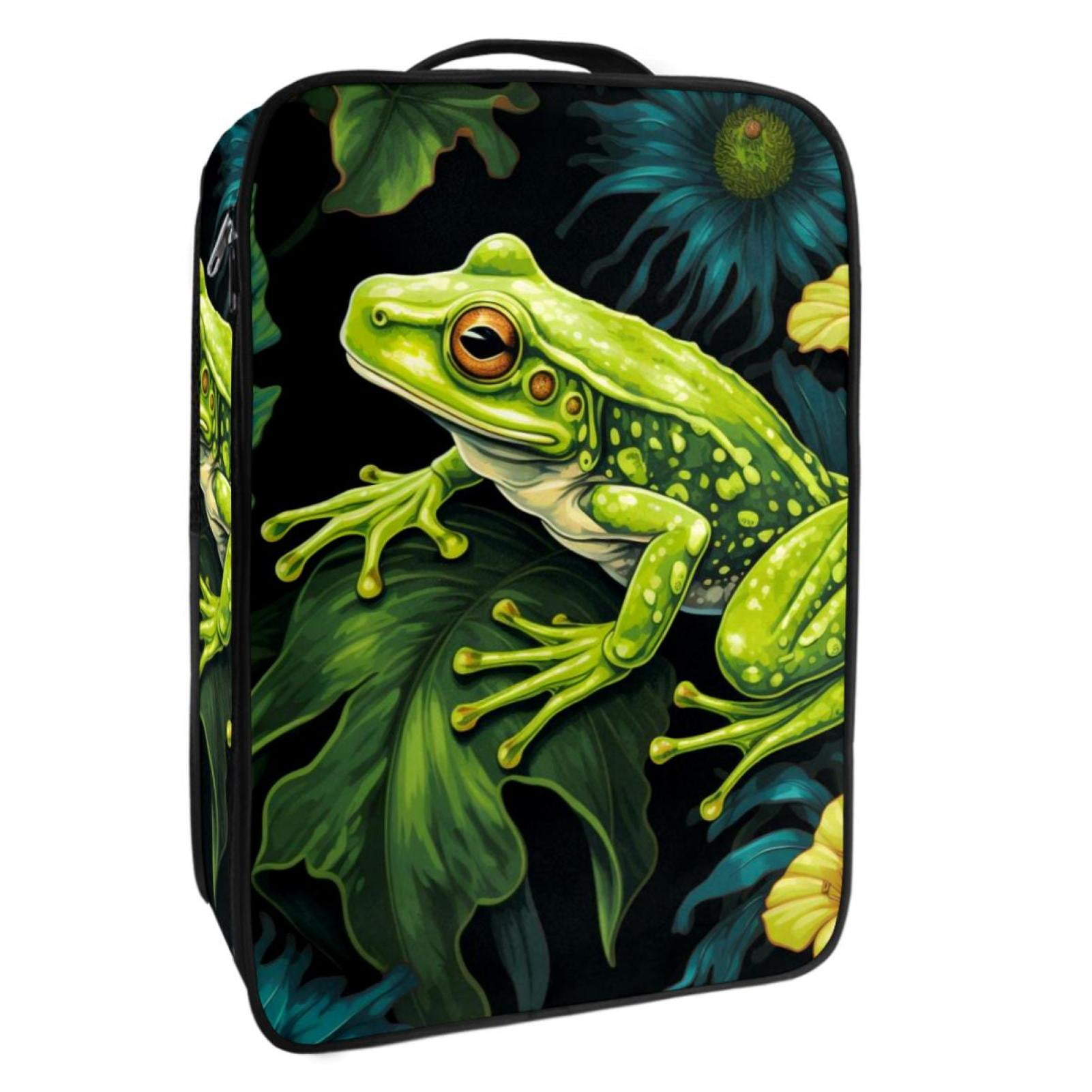 Frog Polyester Shoe Storage Box - 23x31cm/9x12in Shoe Organizer ...