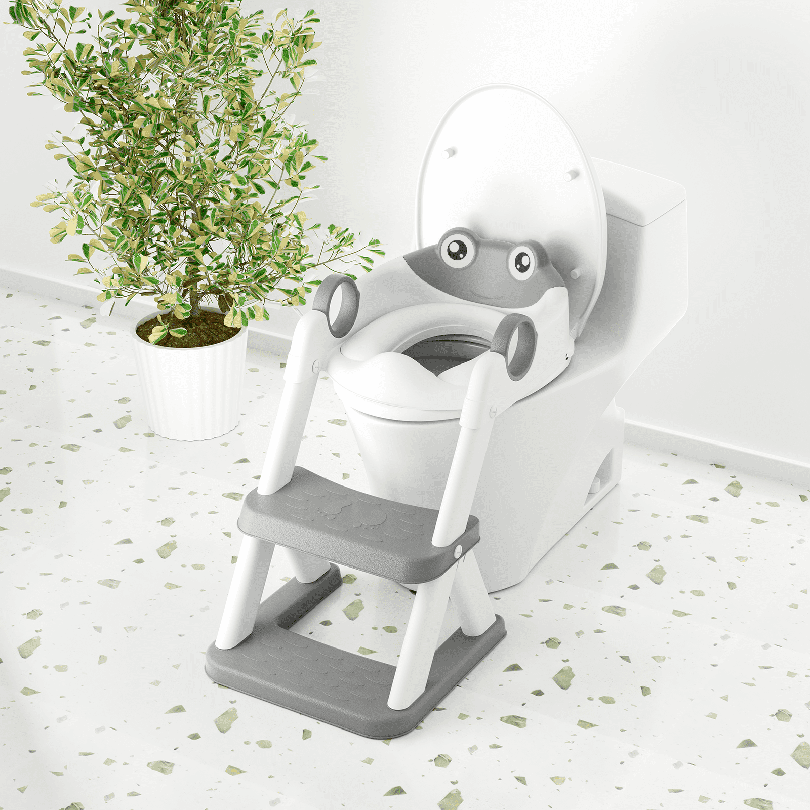 Frog Potty Training Seat, Upgrade Toddler Toilet Seat for Kids Boys ...