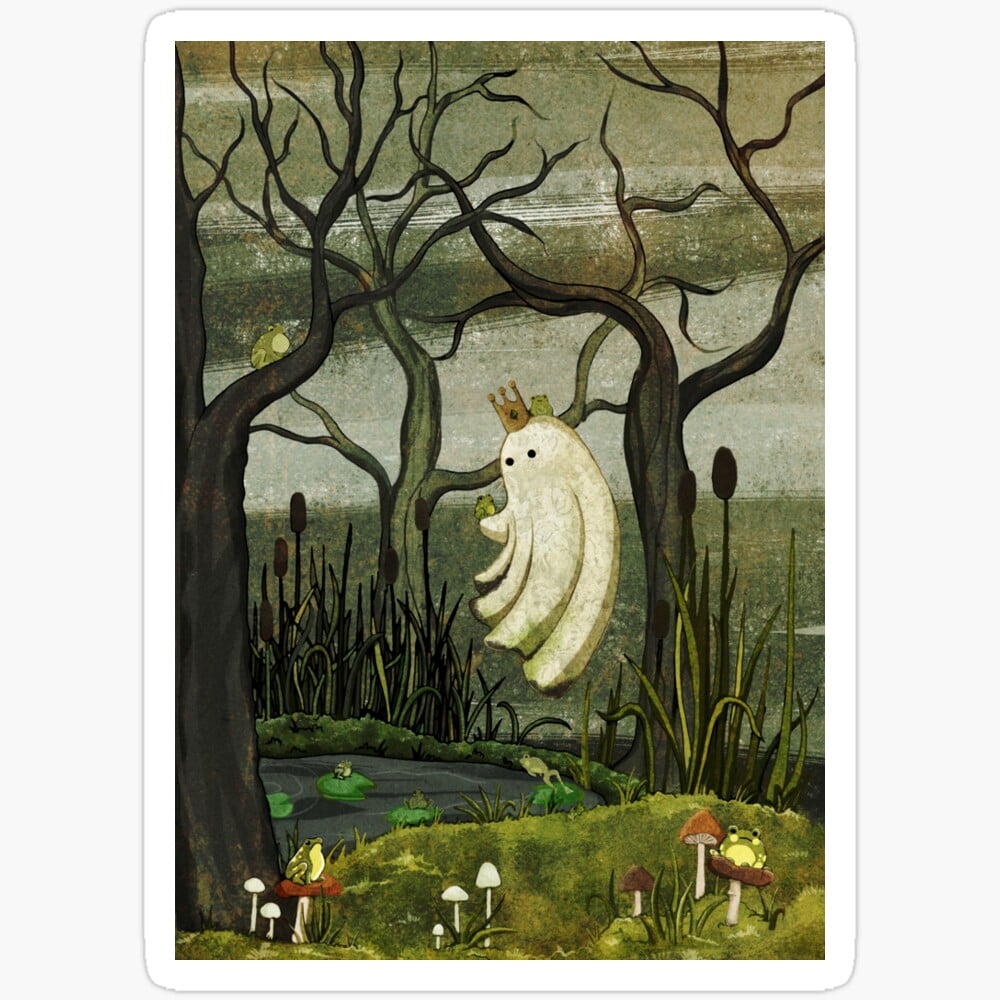 Frog Prince Sticker Phone Decal Water Bottle Stickers Car Decals ...