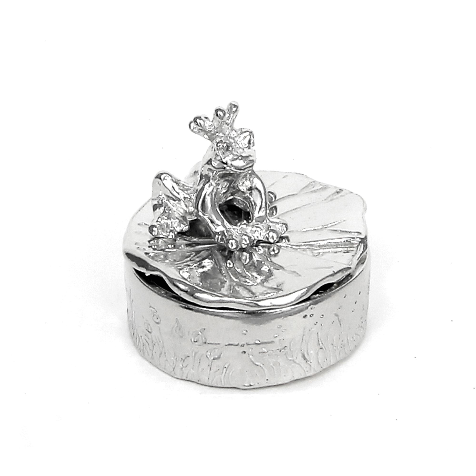 Frog Prince Tooth Fairy Treasure Box - Gift Boxed - Handcrafted Pewter ...