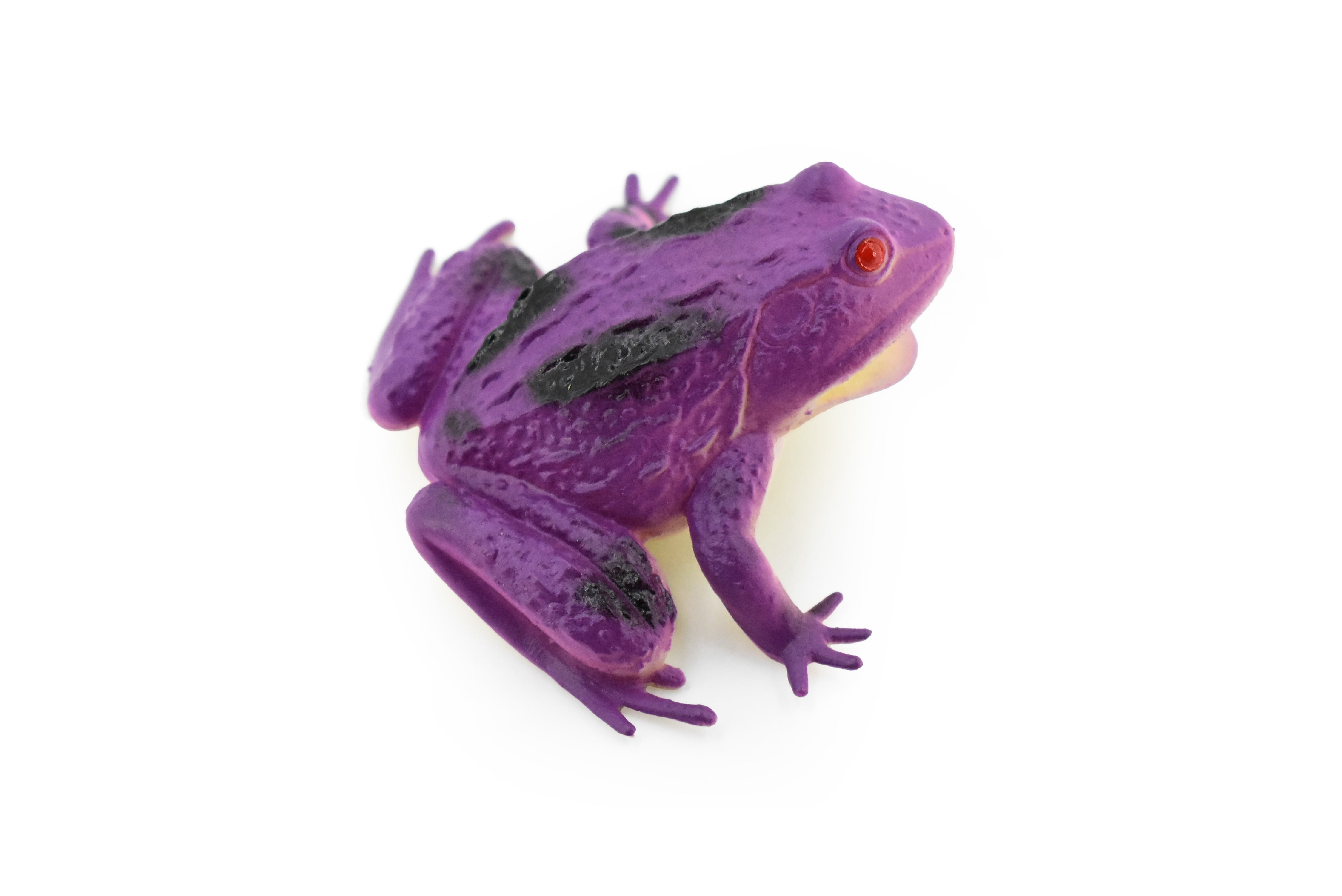 Frog, Purple Realistic Rainforest Garden Figure Model Replica Kids ...