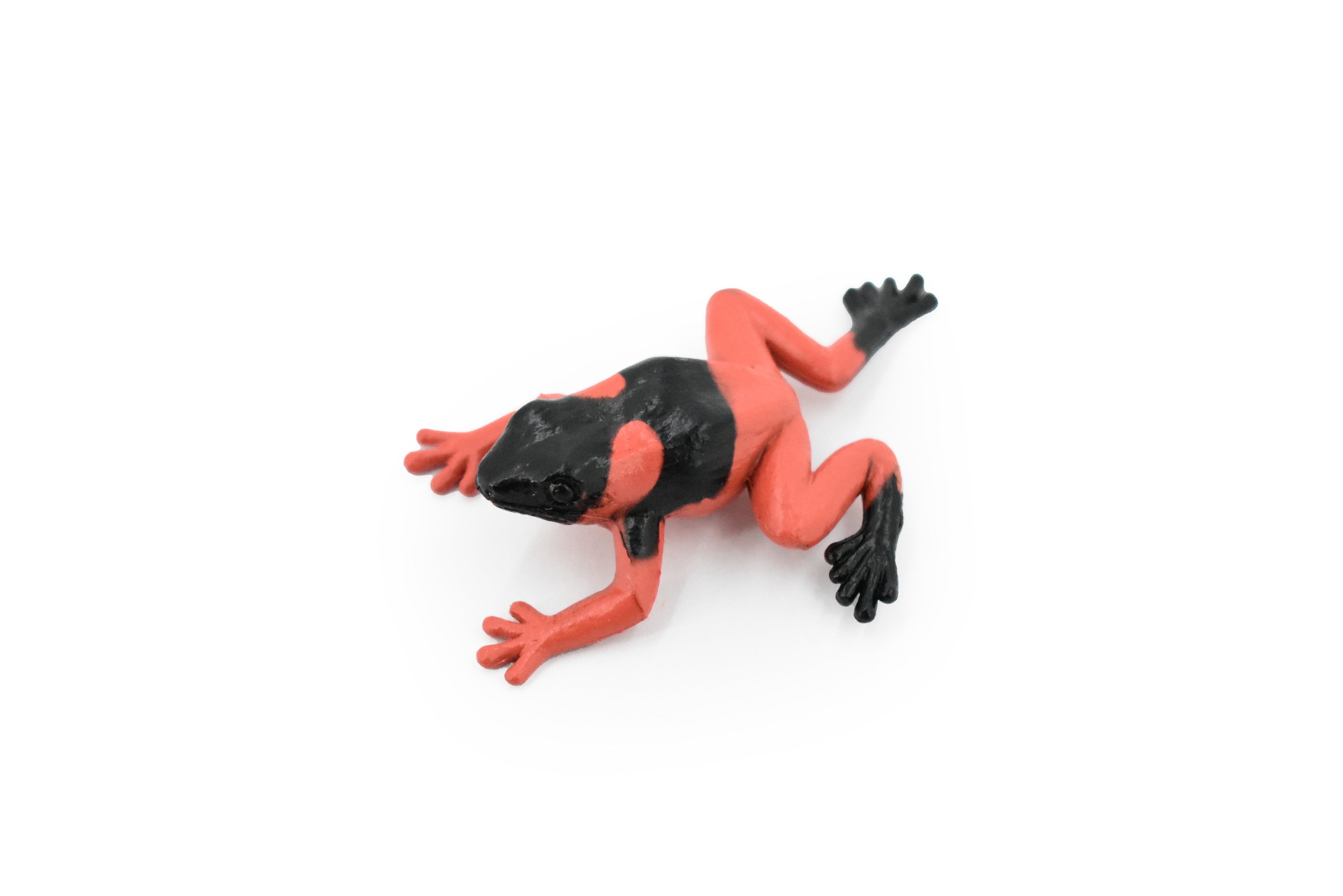 Frog, Red and Black Realistic Rainforest Figure Model Replica Kids ...