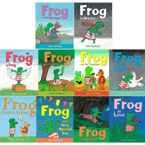 Frog Series 10 Books Collection Set by Max Velthuijs Frog is Frog, Frog ...