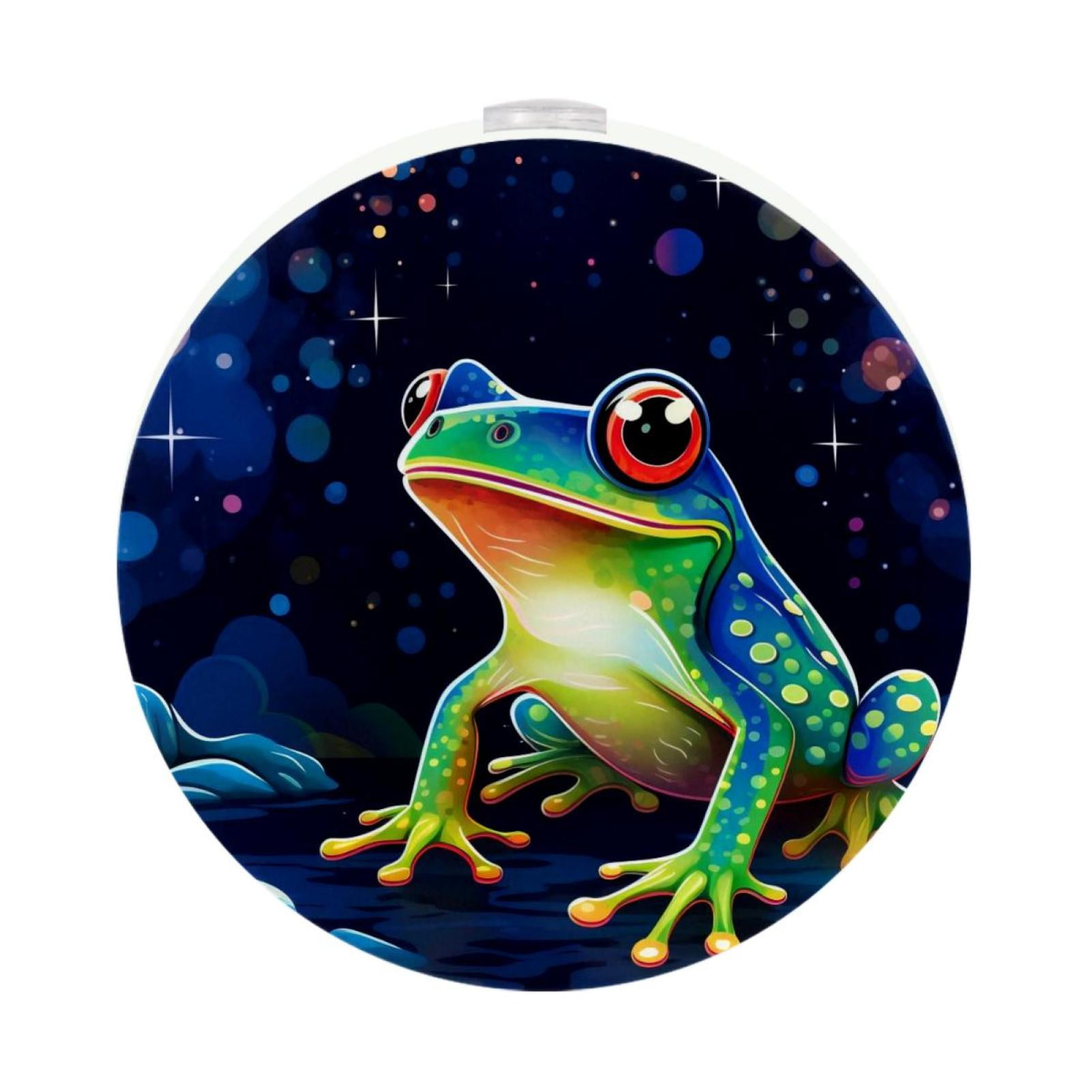Frog Set of 2 LED Round Night Lights for Brightening up your Space at ...