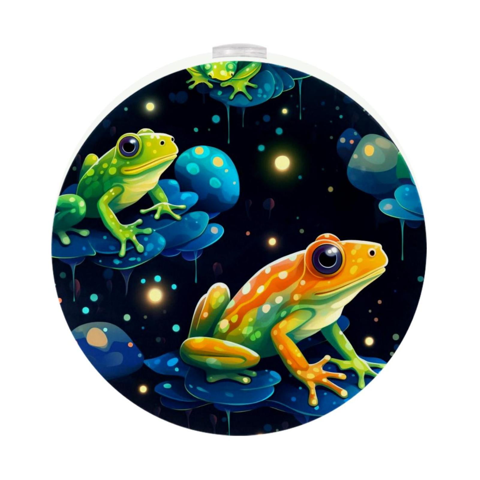 Frog Set of 2 LED Round Night Lights for Brightening up your Space at ...