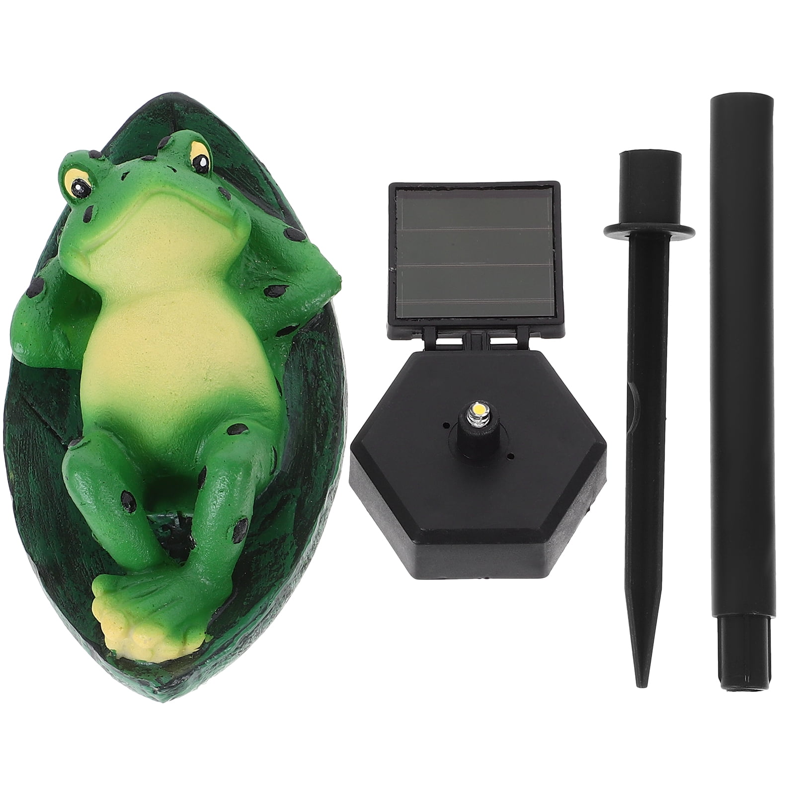 Garden Solar Frog Lamp 1 Set Outdoor Stake Light Adornment Powered by ...