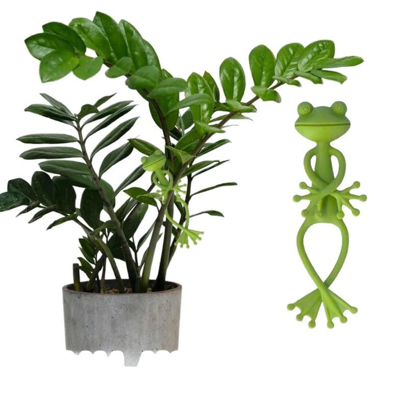 Frog Shaped Plant Tie Reusable Cable Wire Garden Plant Vine Flower ...
