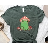 Frog Shirts Funny Frog Shirt Mushroom Frog Shirt Cute Frog Shirt ...