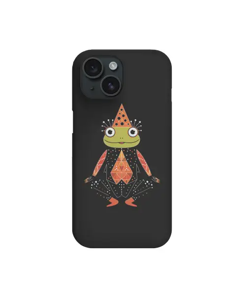 Frog Sorcerer Cute Magic Amphibian Phone Case for iPhone 16 15 14 13 12 ...