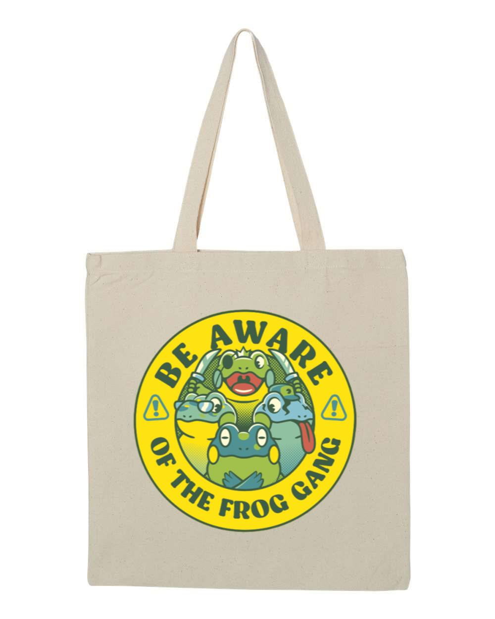 Frog Squad Tote Bag with Amphibian Gang Rollout Meme Style - Walmart.com