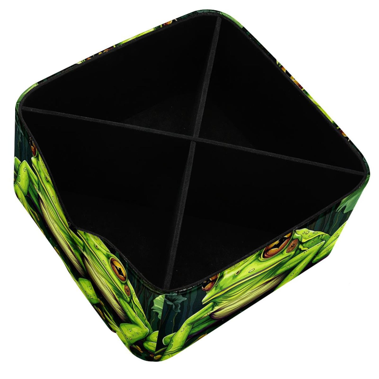 Frog Square Pen and Pencil Holder Organizer with 4 Compartments and ...