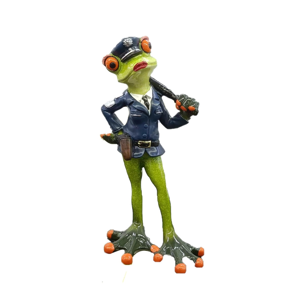 Frog Statue Funny Animal Figurine Statue Ornament Home/Room Decor and ...