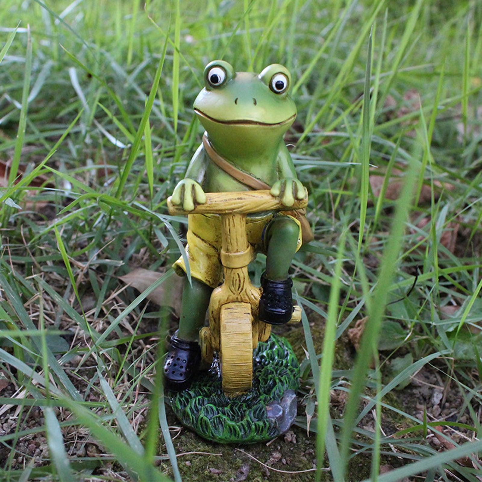 Frog Statue for Garden - Funny Cute Resin Frog Garden Decor, Resin ...