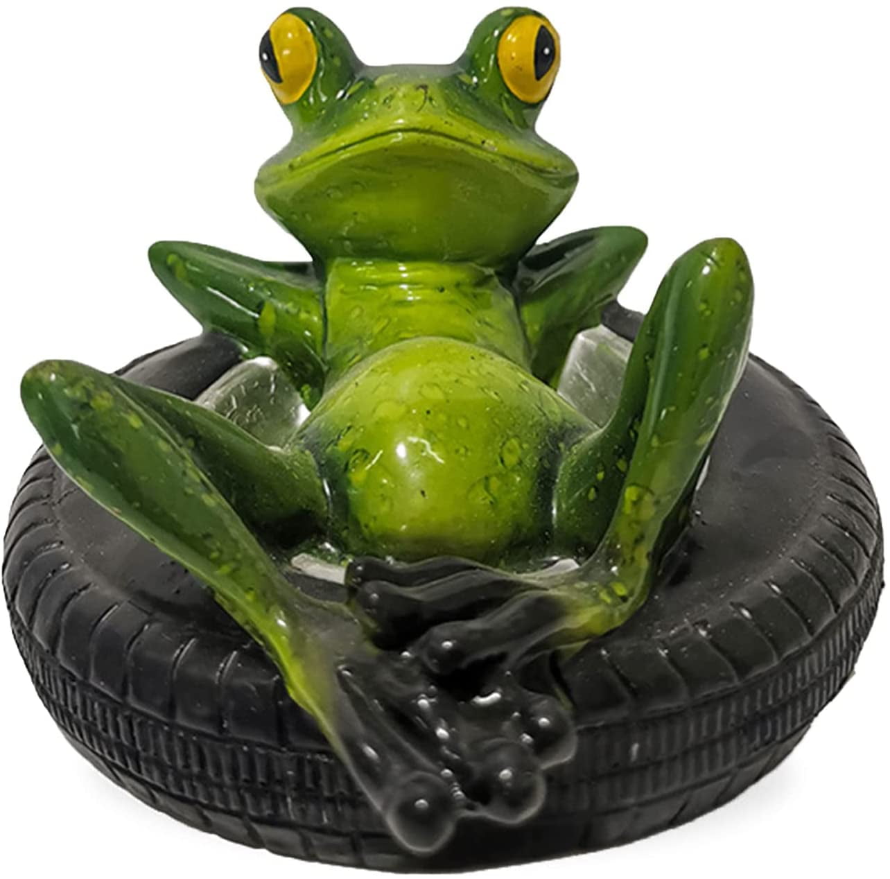 Frog Statues for Pond, Floating Frog for Ponds Resin Garden Statues ...