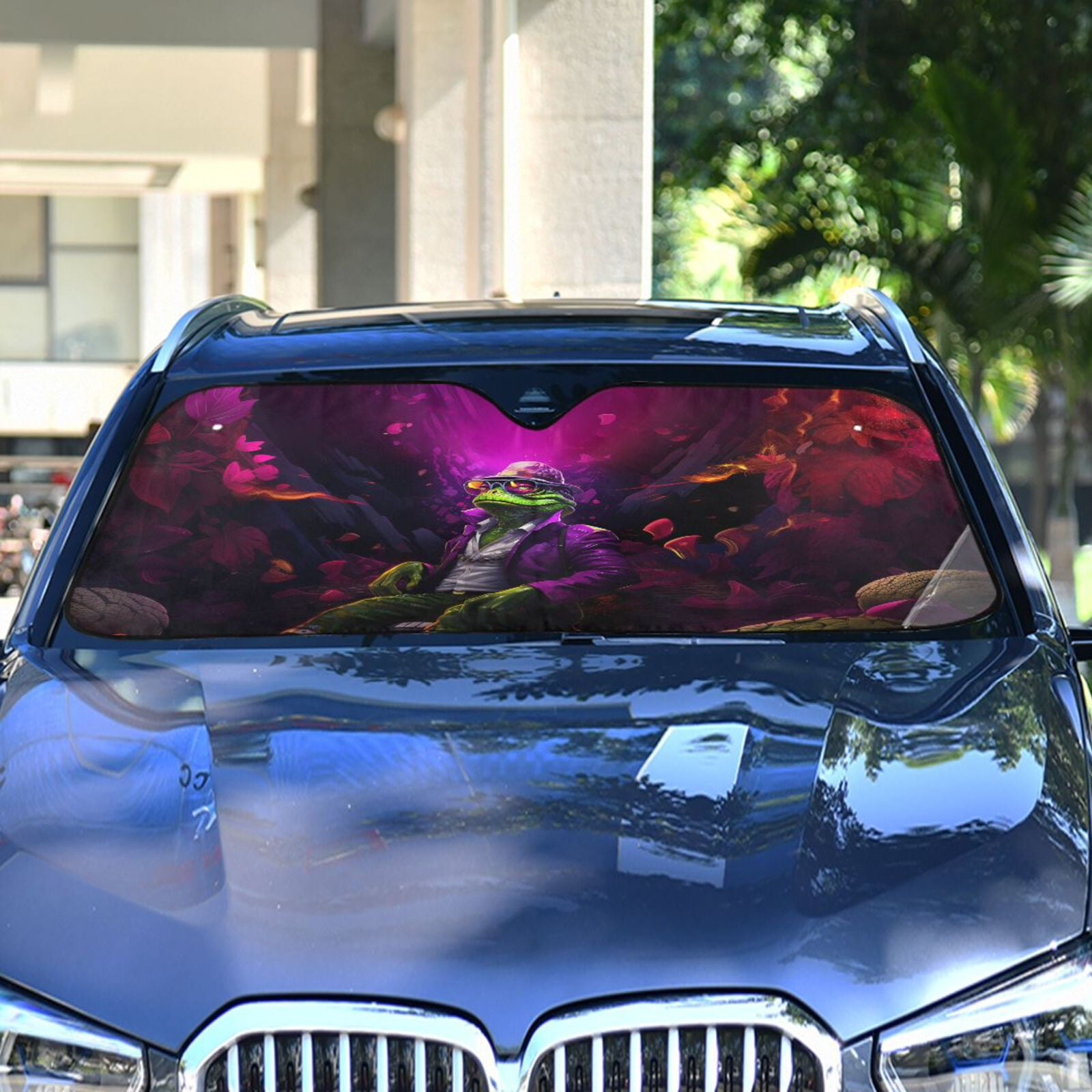 Frog Suit Automotive Front Car Windshield Sun Shade Reflector Foldable ...