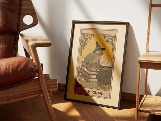The Frog Tarot Posters Tarot Home Decor Tarot Wall Art Tarot Card ...