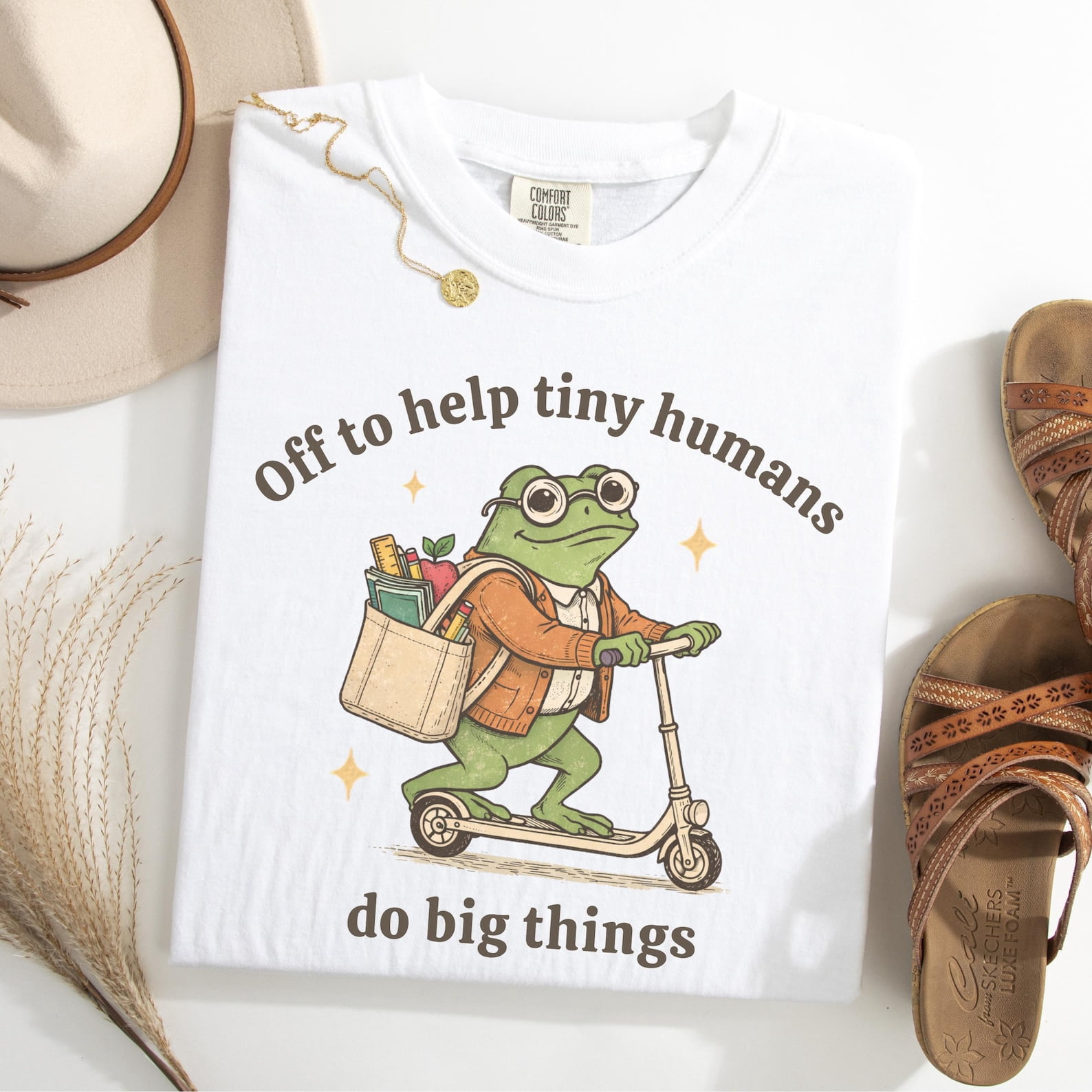 Frog Teacher Shirt, Help Tiny Humans Do Big Things Shirt, Elementary ...