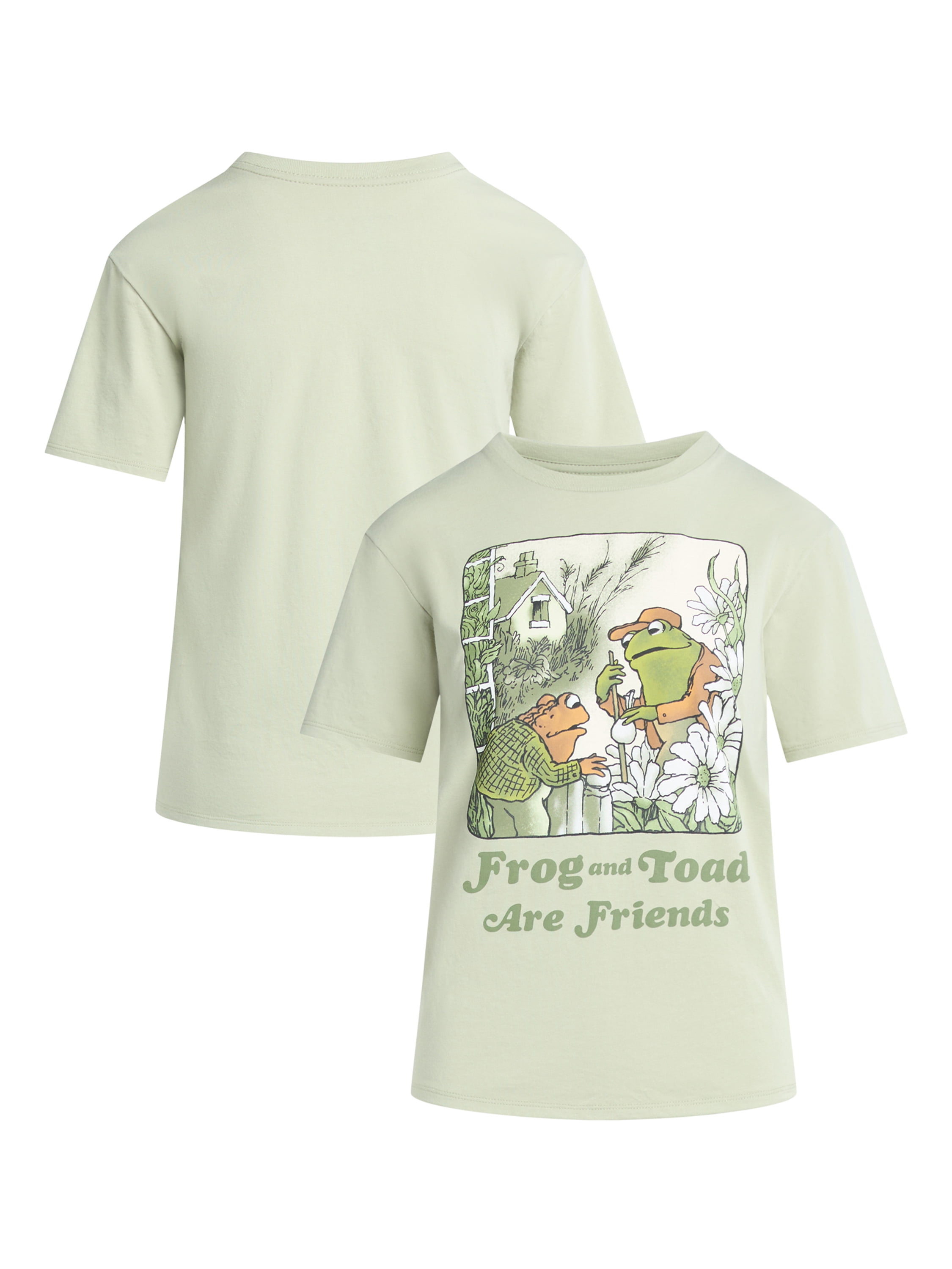 Frog & Toad Graphic Tee Shirt, Women's - Walmart.com