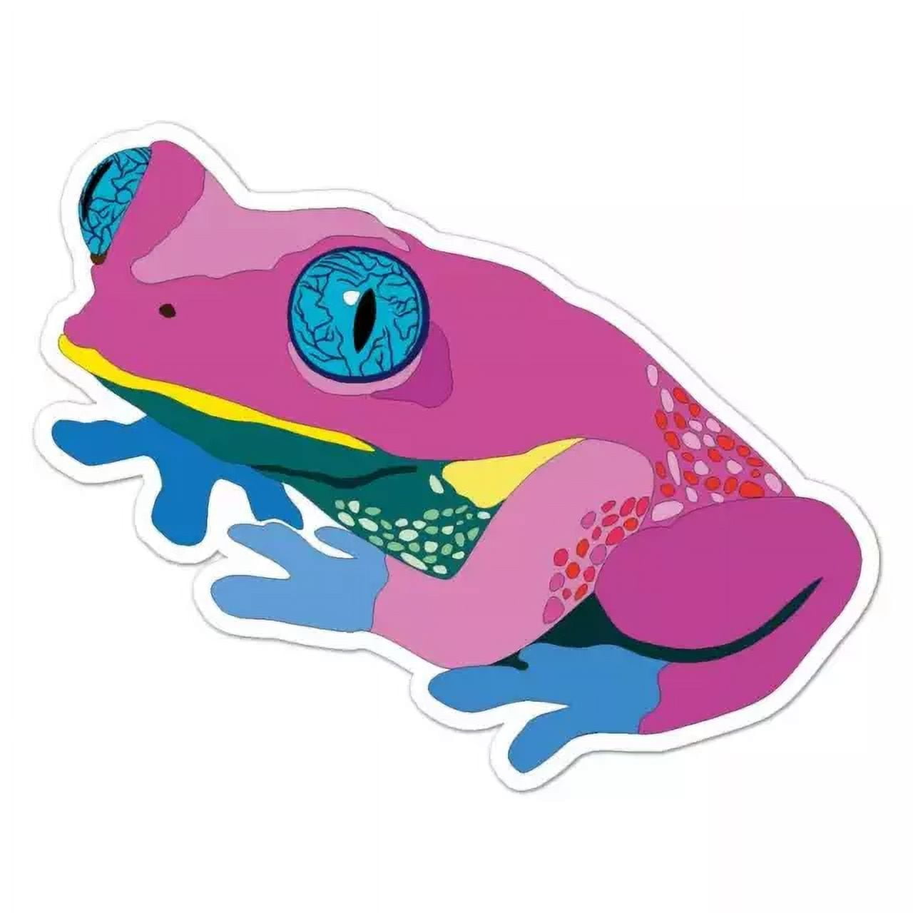 Frog Toad Sticker Indoor Outdoor Phone Decal Water Bottle Stickers Car ...