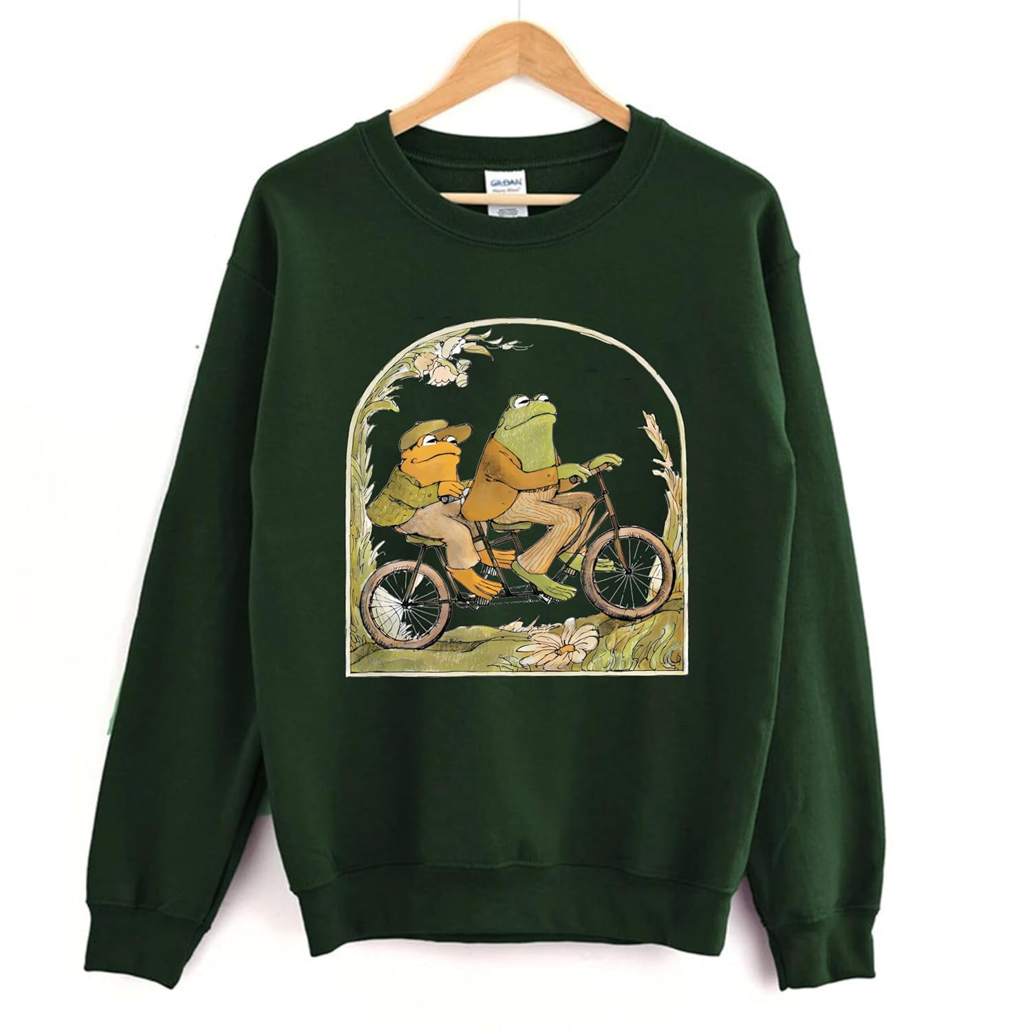 Frog Toad Sweatshirt - Frog and Toad Shirt - Cottage Core Shirt - Light ...