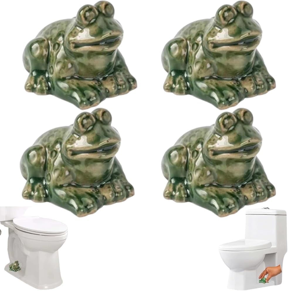 Frog Toilet Bolt Covers - Cute Decorative Bathroom Bolt Caps, Universal ...