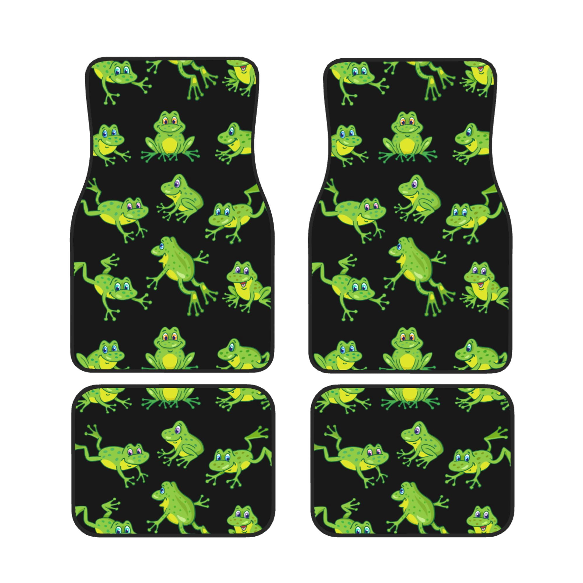 Frog Universal Fit Carpet Floor Mats For Car Suv Van & Truck 4-Piece ...
