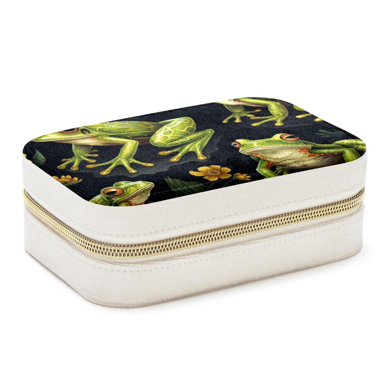 Frog Velvet Portable Jewelry Display Stand and Organizer with Removable ...