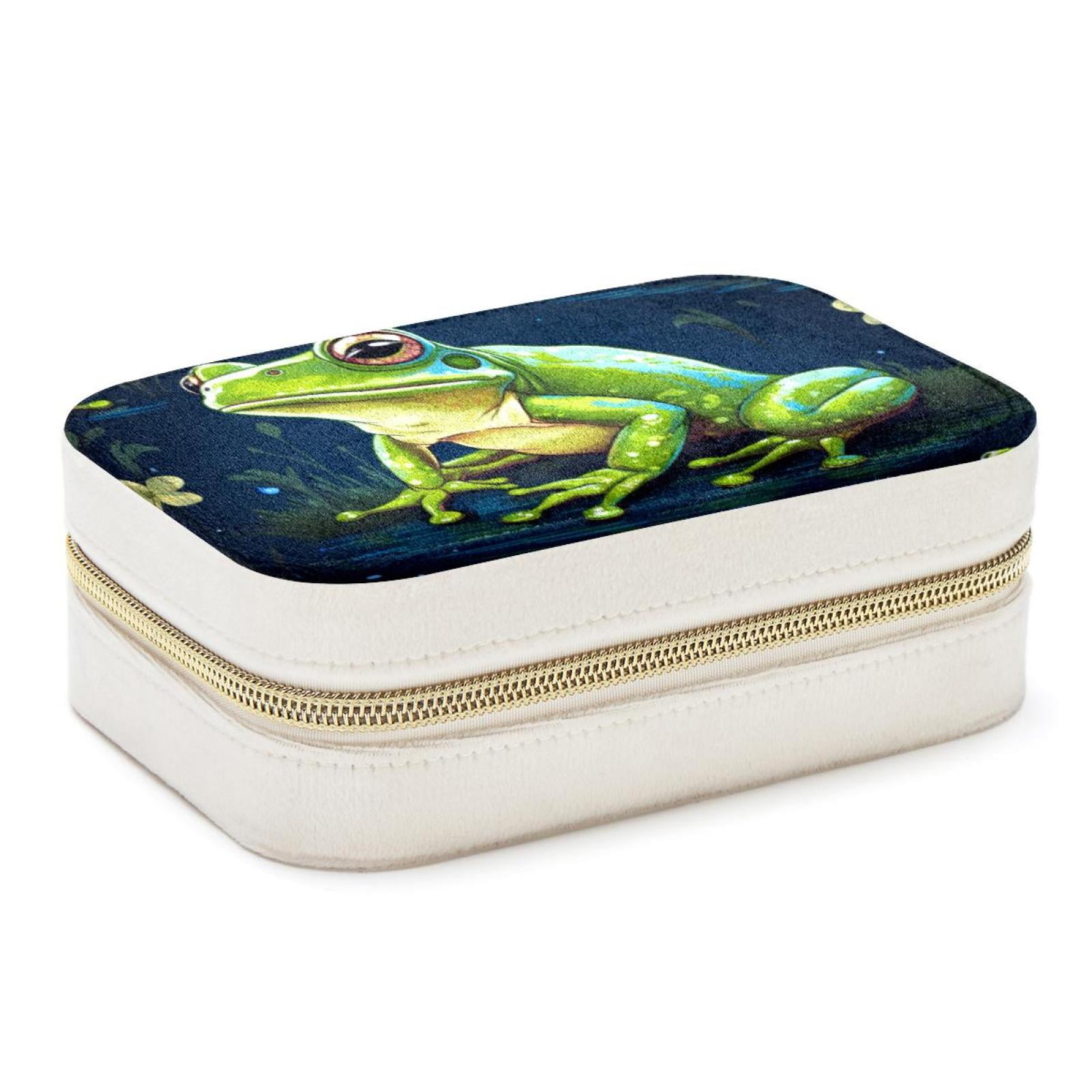 Frog Velvet Portable Jewelry Display Stand and Organizer with Removable ...