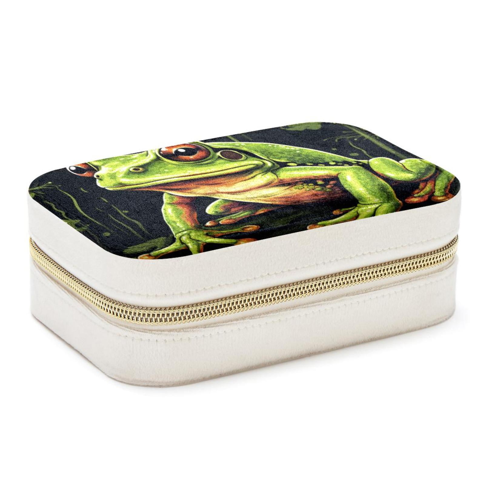 Frog Velvet Portable Jewelry Stand with Removable Compartment – Display ...