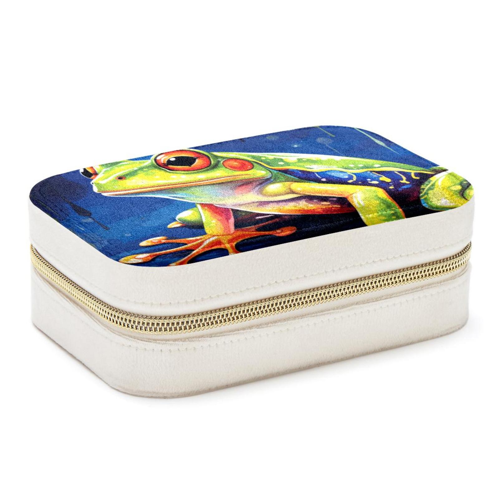 Frog Velvet Portable Travel Organizer with Removable Compartment - Gift ...