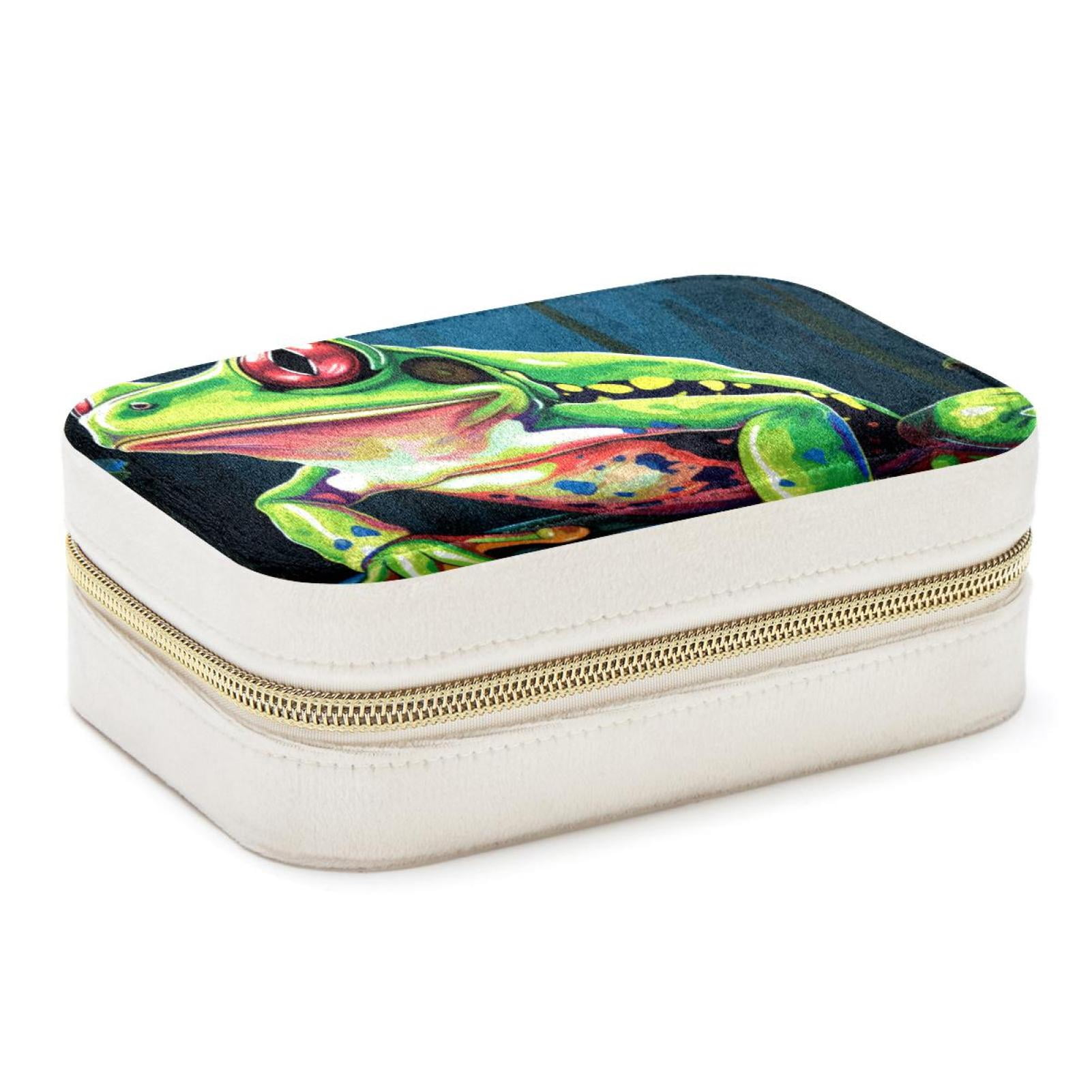 Frog Velvet Portable Travel Organizer with Removable Compartment - Gift ...