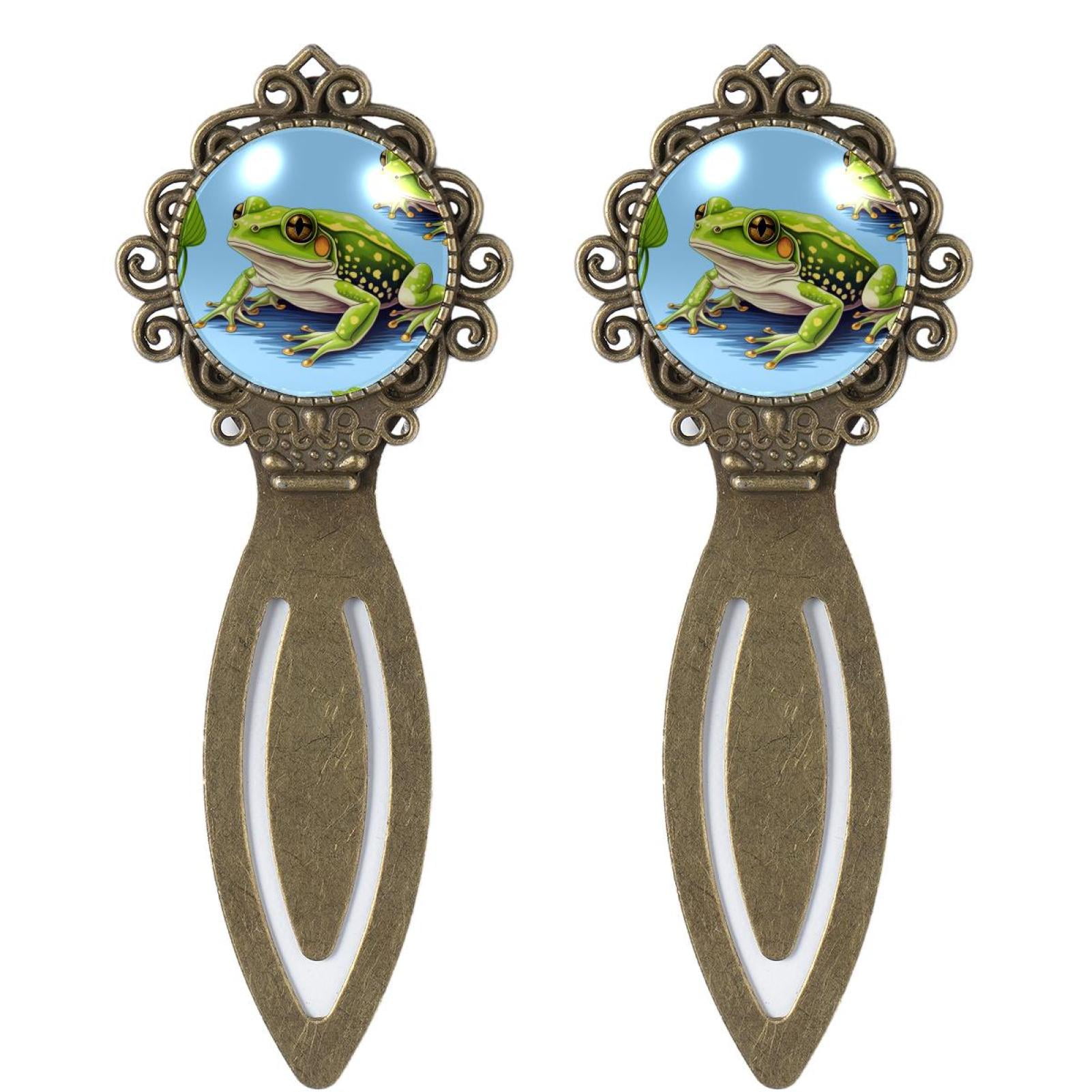 Frog Vintage Copper-Colored Lace Bookmarks - Set of 2 Stainless Steel ...