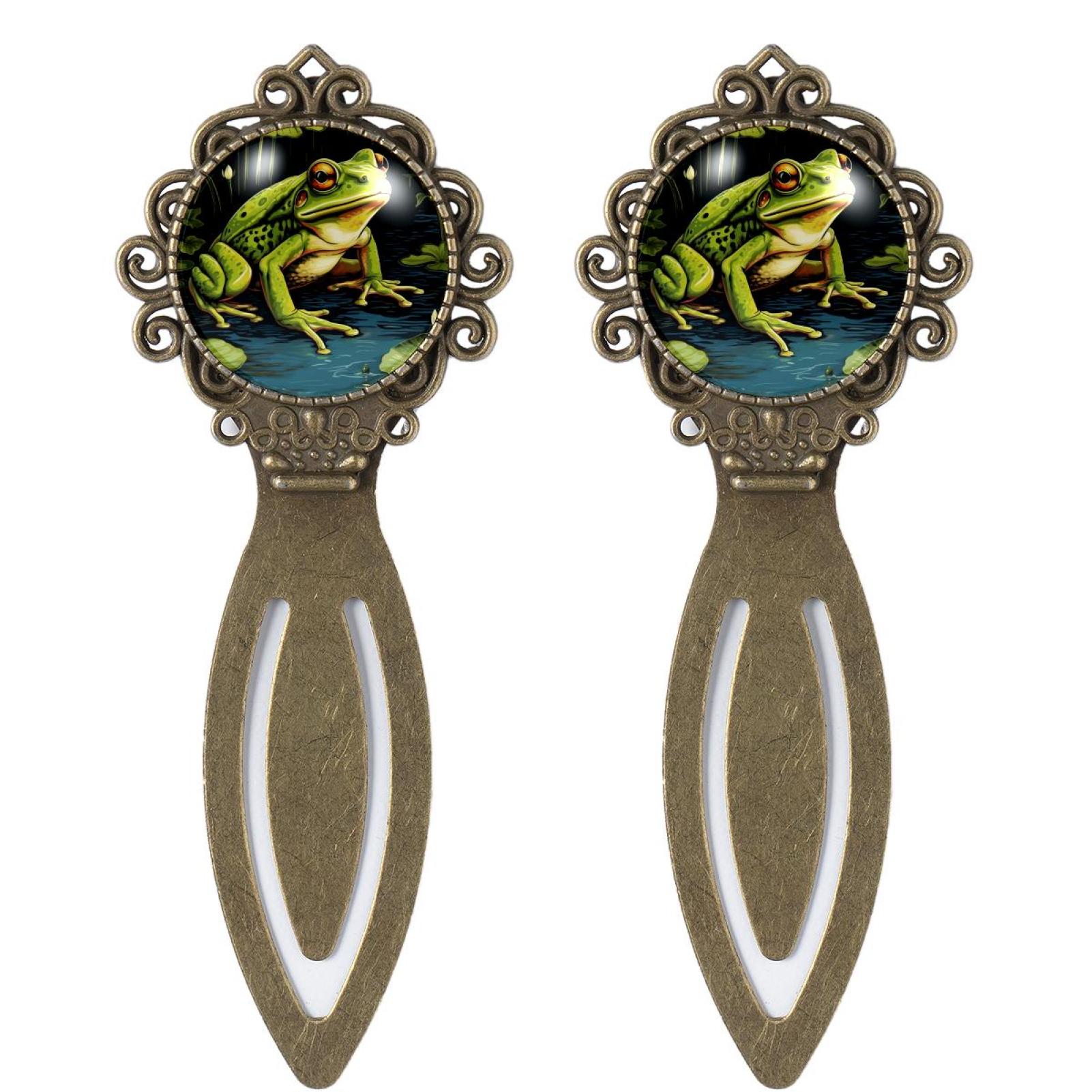 Frog Vintage Copper-Colored Lace Bookmarks: Stainless Steel Reading ...