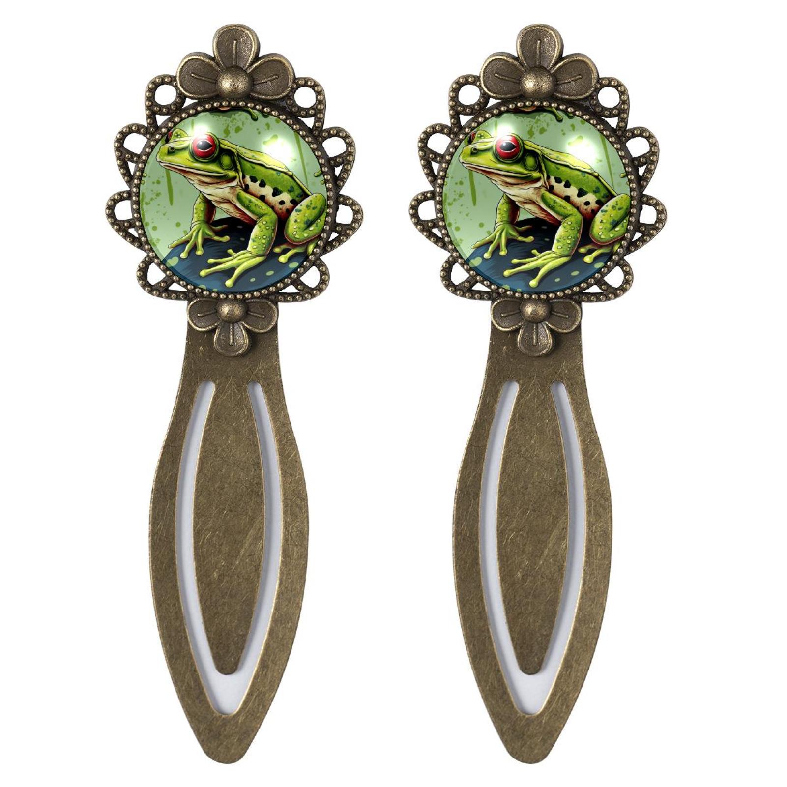 Frog Vintage Copper-Colored Lace Bookmarks: Stainless Steel Reading ...