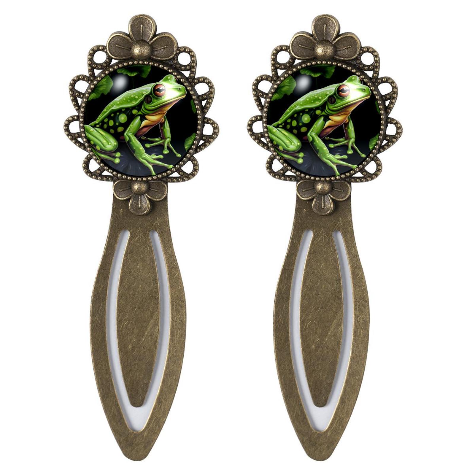 Frog Vintage Copper-Colored Lace Bookmarks: Stainless Steel Reading ...