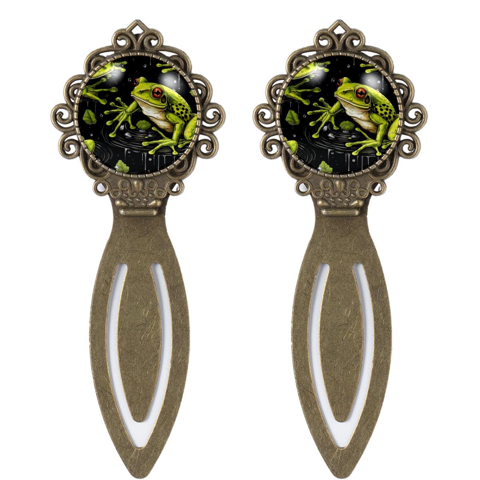 Frog Vintage Copper-Colored Lace Bookmarks: Stainless Steel Reading ...