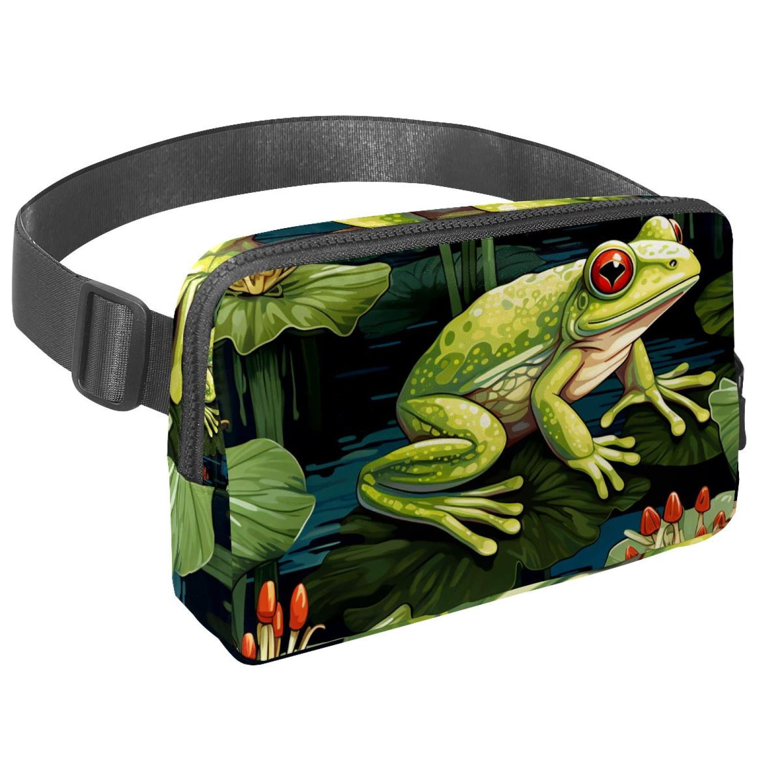 Frog Waist Pack Running Belt Fanny Packs Lightweight Adjustable with ...