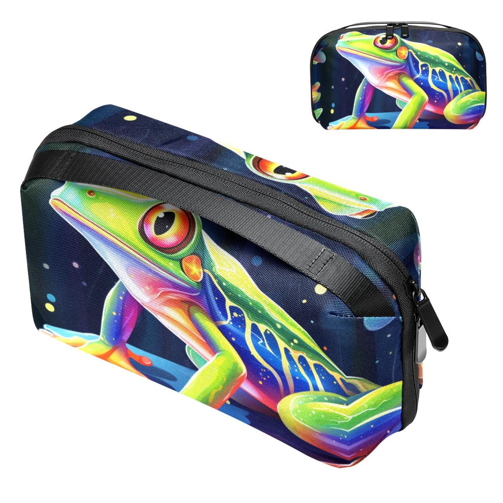 Frog Waterproof Oxford Cloth Charger Pouch USB Organizer Power Cord Box ...