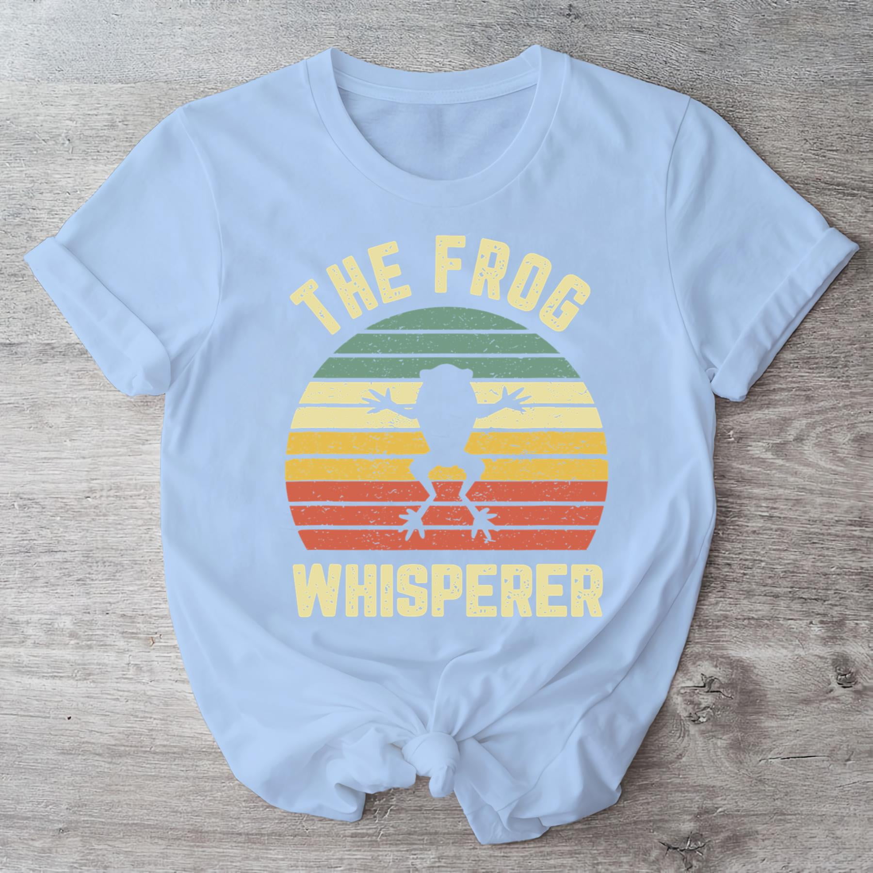 Frog Whisperer Shirt Funny Retro Toad Ribbit Tree Frog Unisex T-shirt ...