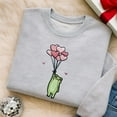 Frog With Heart Balloons Embroidery Design, Cute Valentine Frog ...