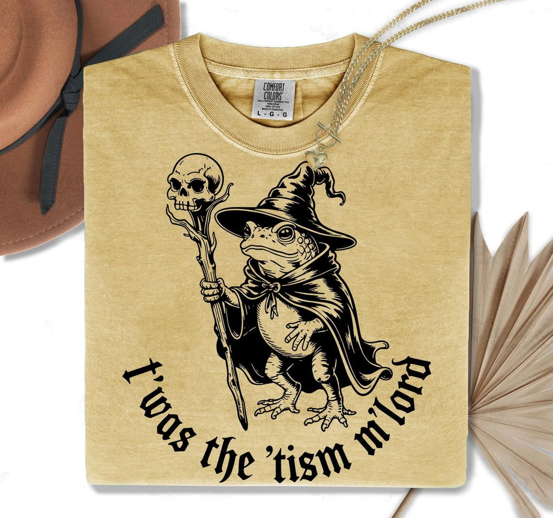 Frog Wizard Shirt: Autism, Neurodivergent, F482 All Size S-3Xl ...