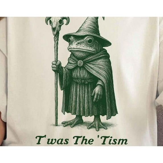 Frog Wizard | Twas The Tism M Lord Fantasy Shirt Design | Autism ...