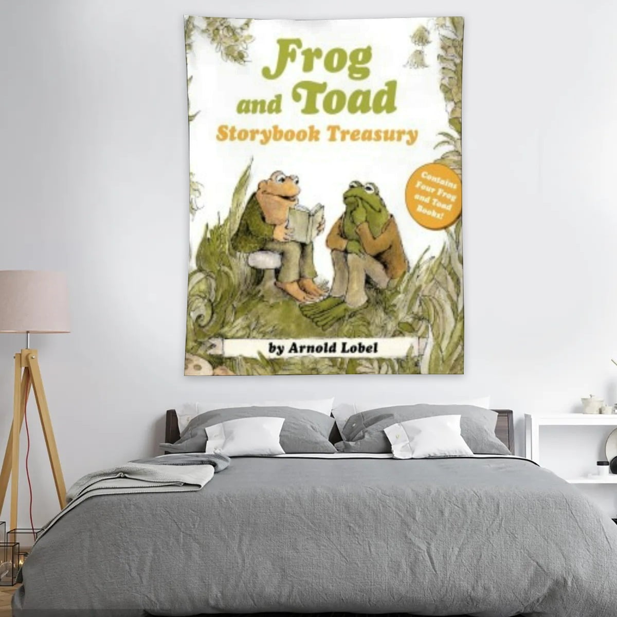 Frog and Toad Tapestry Gift Wall Hanging Backdrop for Room Bedroom ...