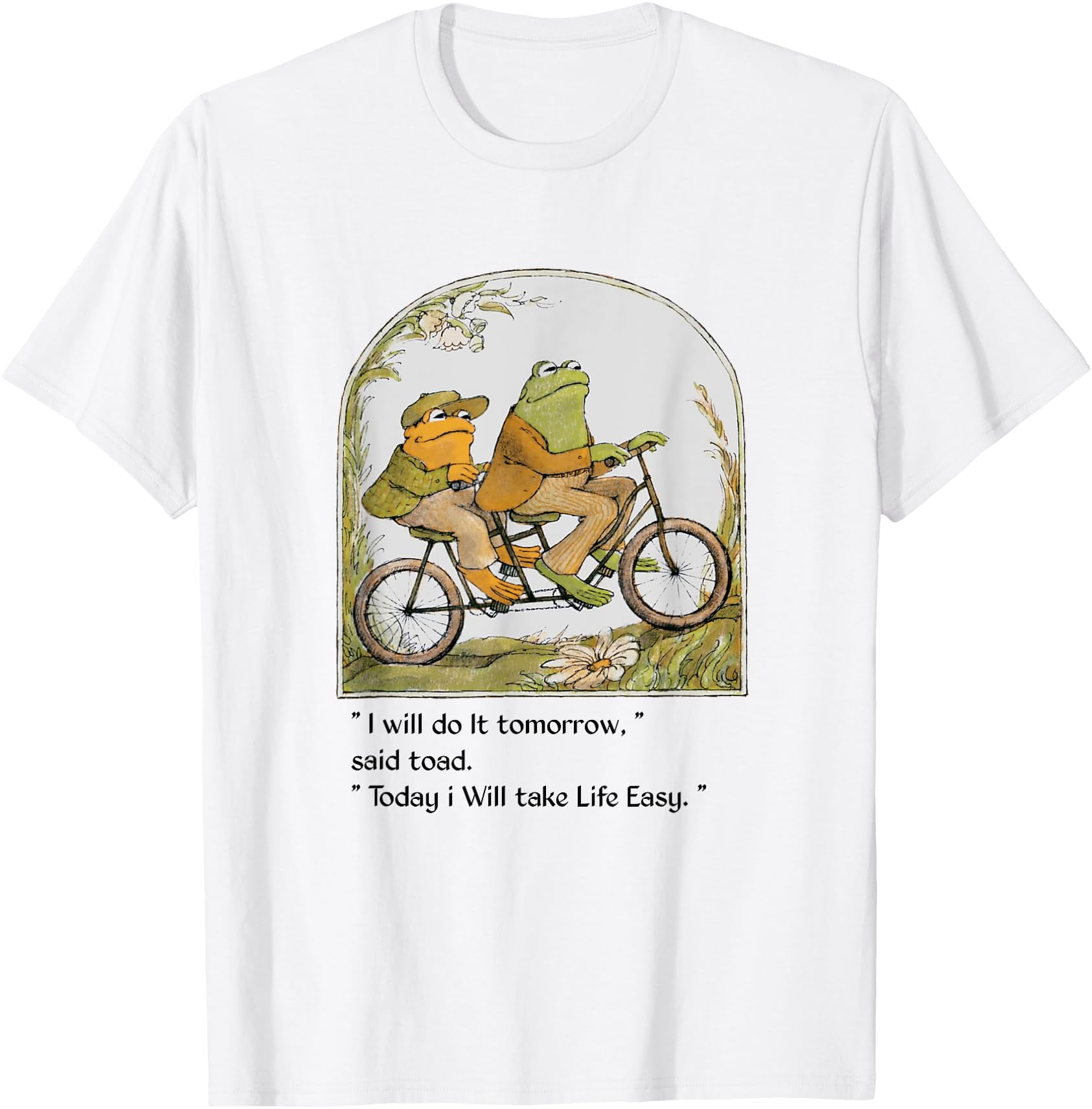 Frog and toad shirt I Will do It tomorrow said toad Unisex T-Shirt ...