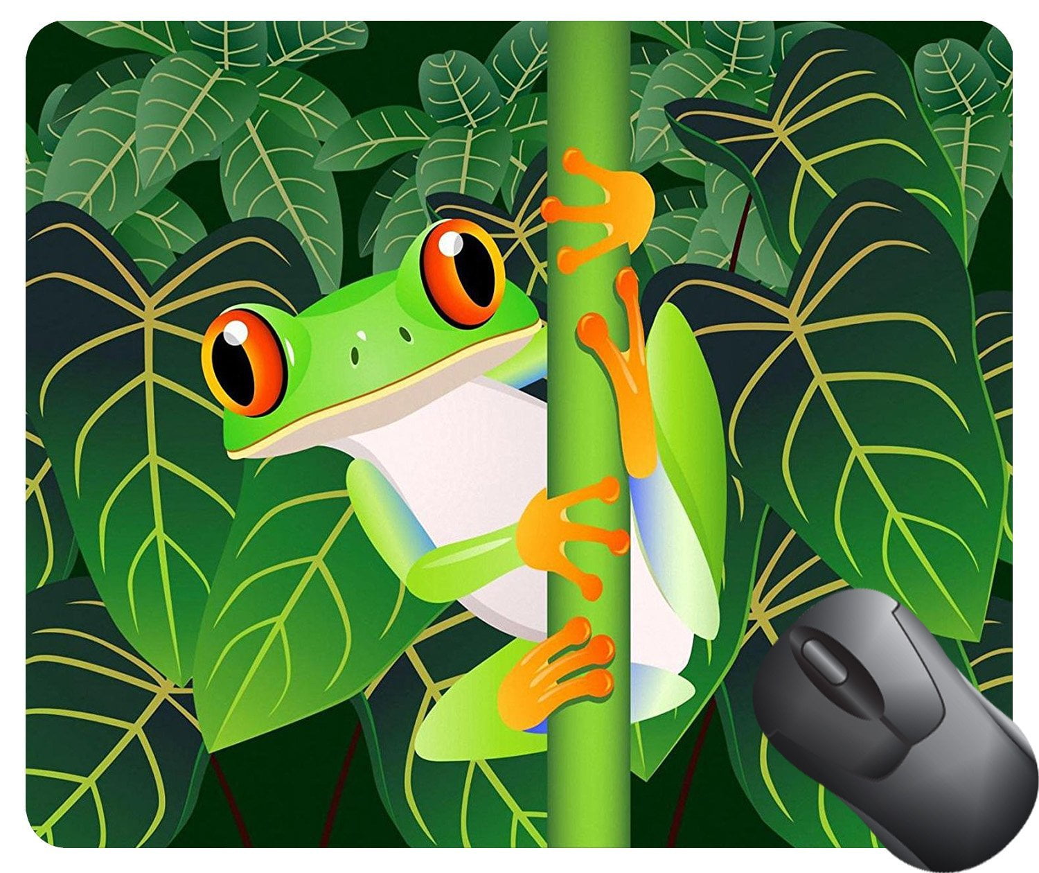 Frog cartoon Mouse pads Gaming Mouse Pad 9.84x7.87 inches - Walmart.com